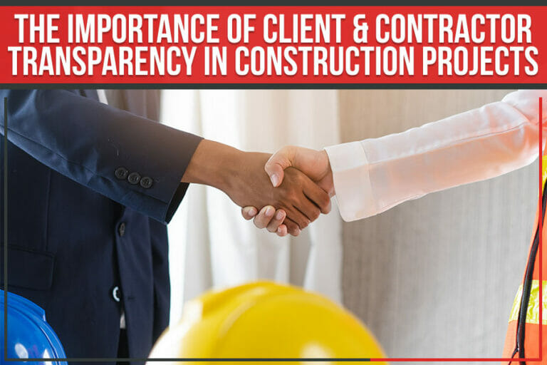 SOS Guide: Transparency is the Key to Construction Partnerships